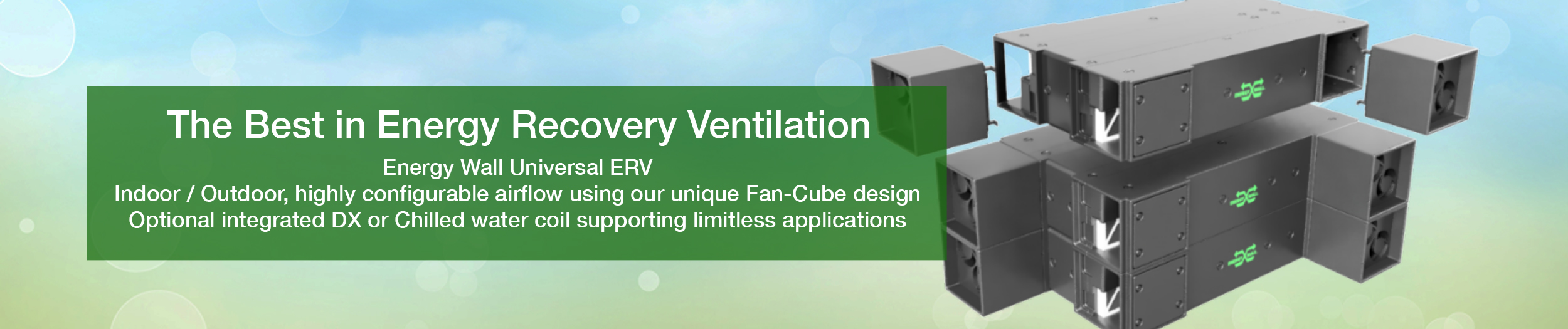 Energy Wall – Modular High Efficiency Energy Recovery Systems